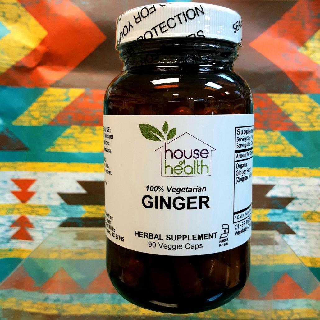 Ginger Root Capsules, Organic - Local House of Health